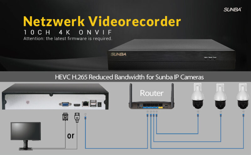 NVR-F8010SE-4K (Lite Series) – Sunba Technology