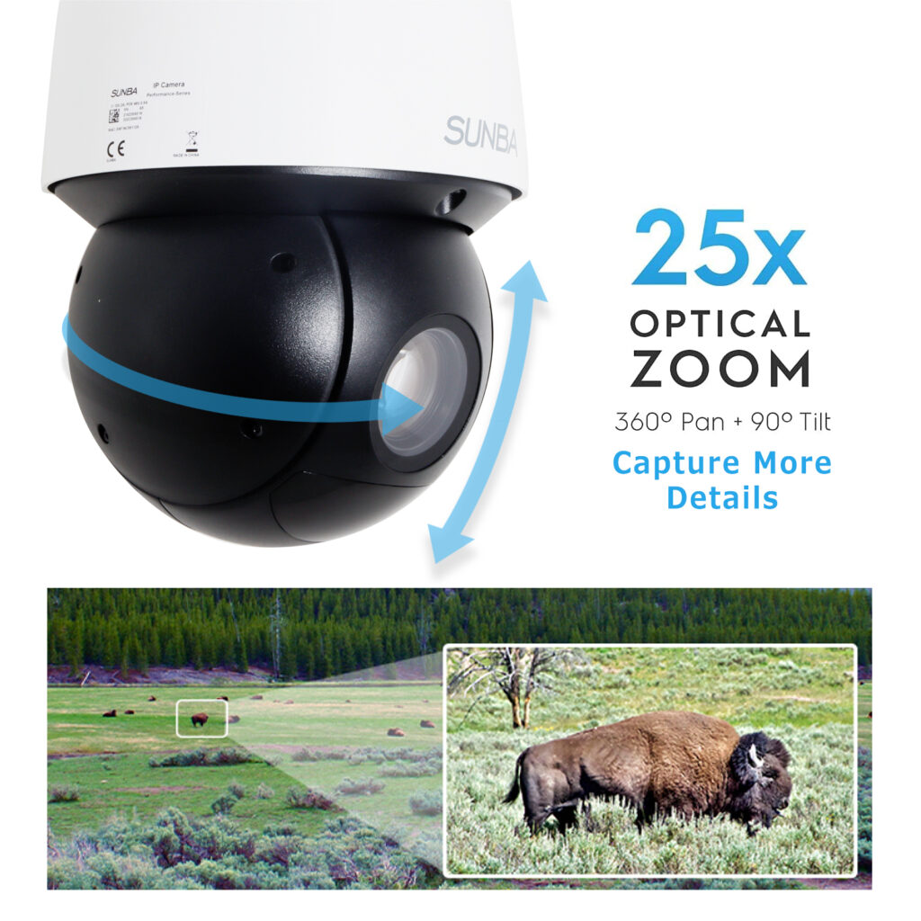 P525 4MP 25X(Only available from stock in the USA) – Sunba Technology